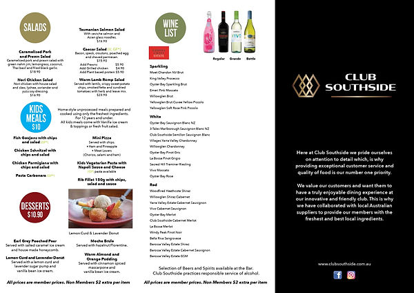 Restaurant | Club Southside | Queensland