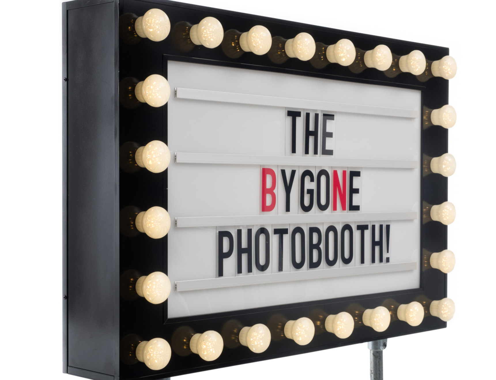 Bygone Booth- Cinema sign hire Glasgow/ Edinburgh/ Scotland