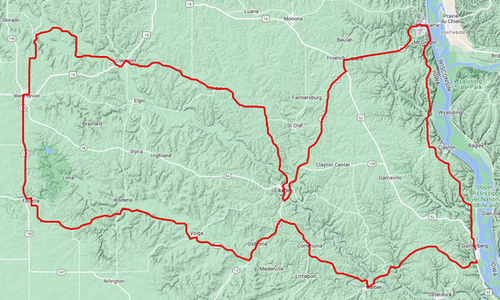 Iowa River Bluffs Scenic Loop | Driftless Roads USA