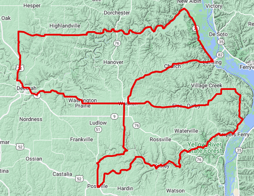 Iowa Driftless Scenic Byway - Dual Sport | Driftless Roads USA