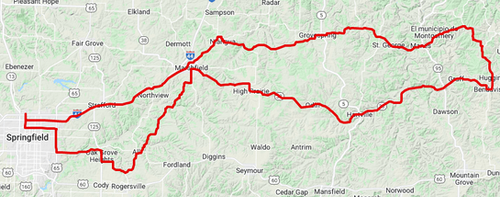 Springfield MO Loop | Driftless Roads USA