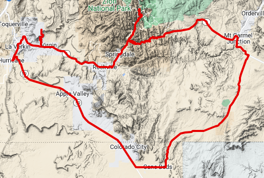 Hurricane Zion UT Loop | Driftless Roads USA