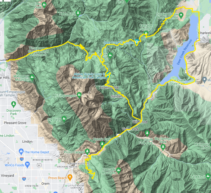August 11th...Cascade Springs Loop With New Pictures!