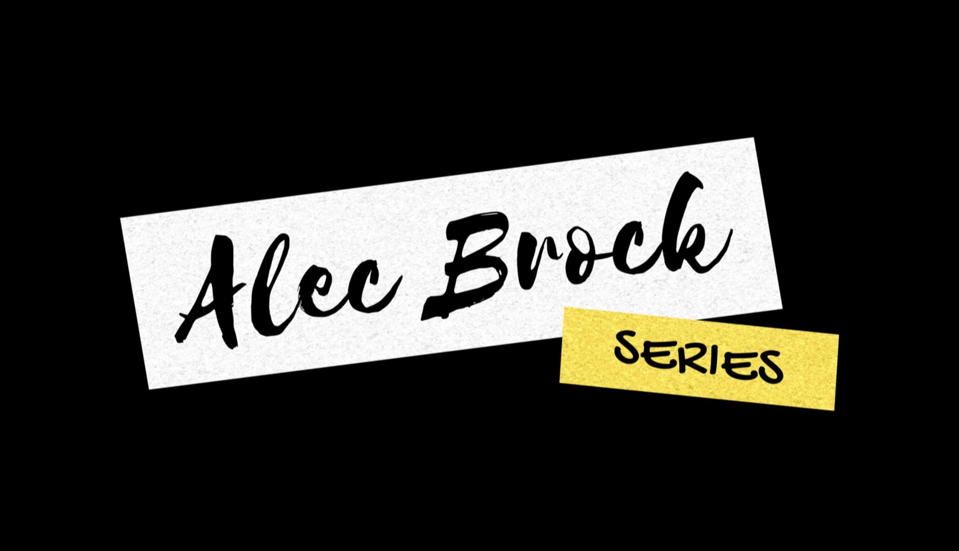 Alec Brock: The Tour