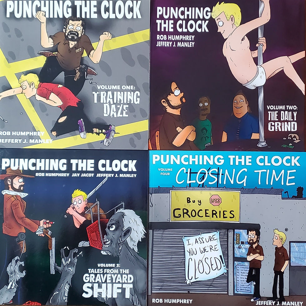 Punching the Clock 1-4 Bundle | ROBHUMPHREYCOMICS