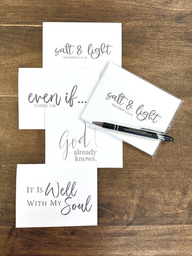 Set of 8 Plain Notecards | Mama Sue's Kitchen