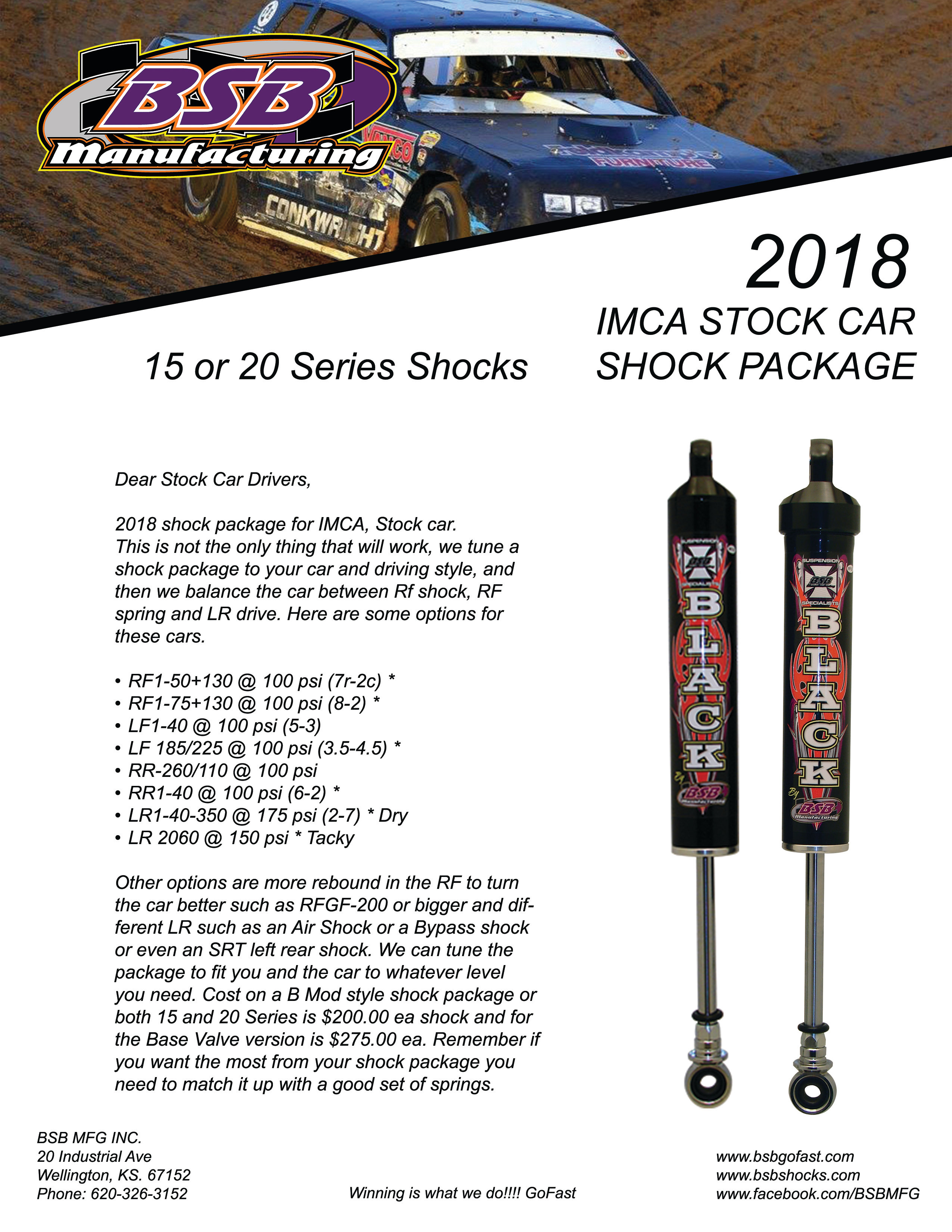Shock Package | bsb-mfg-gofast