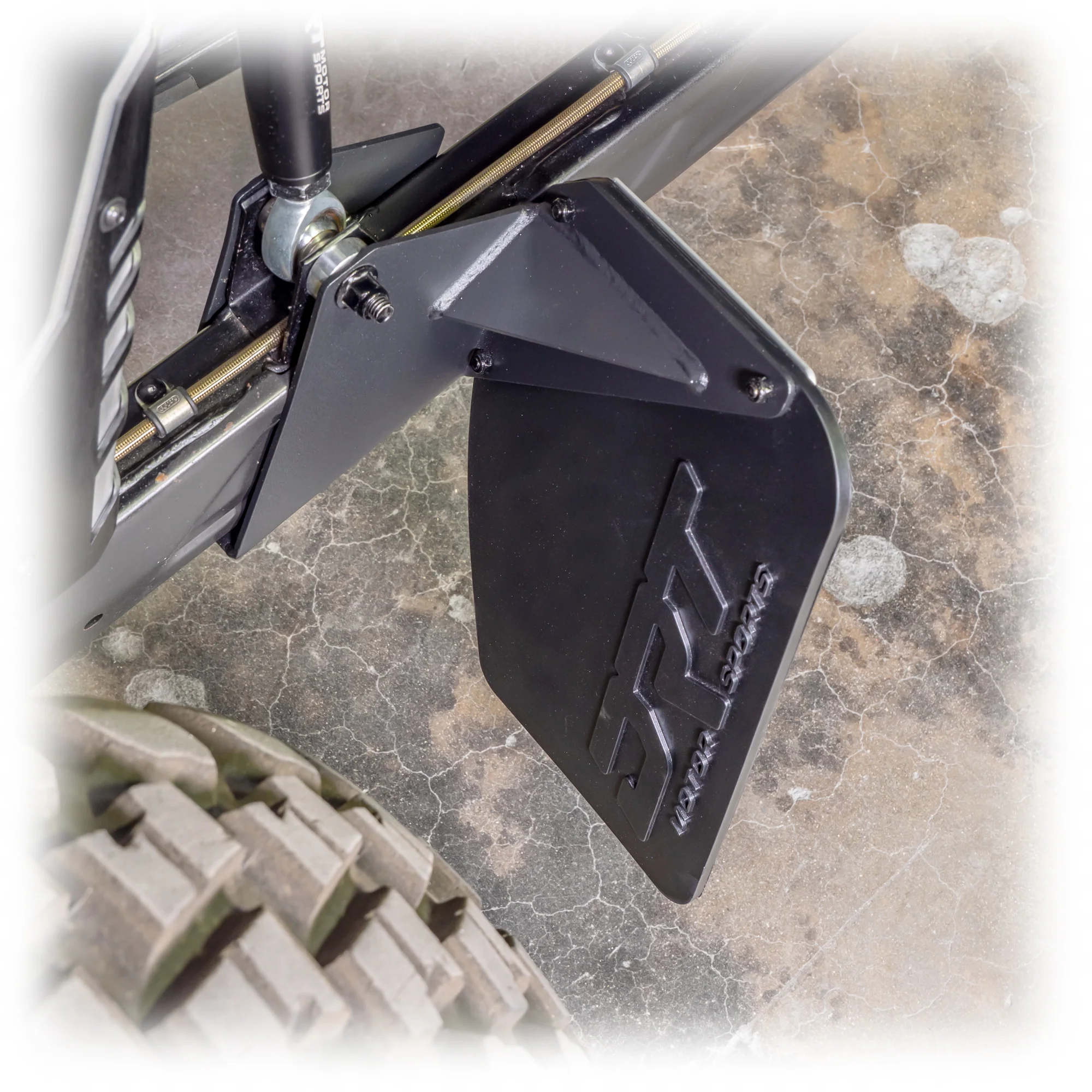 Polaris RZR Pro XP Billet Aluminum Rock Guards Mud Flaps | Kwiksaw Racing