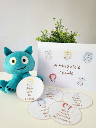 A Muddle's Guide with emotion disc's | Muddle Monsters