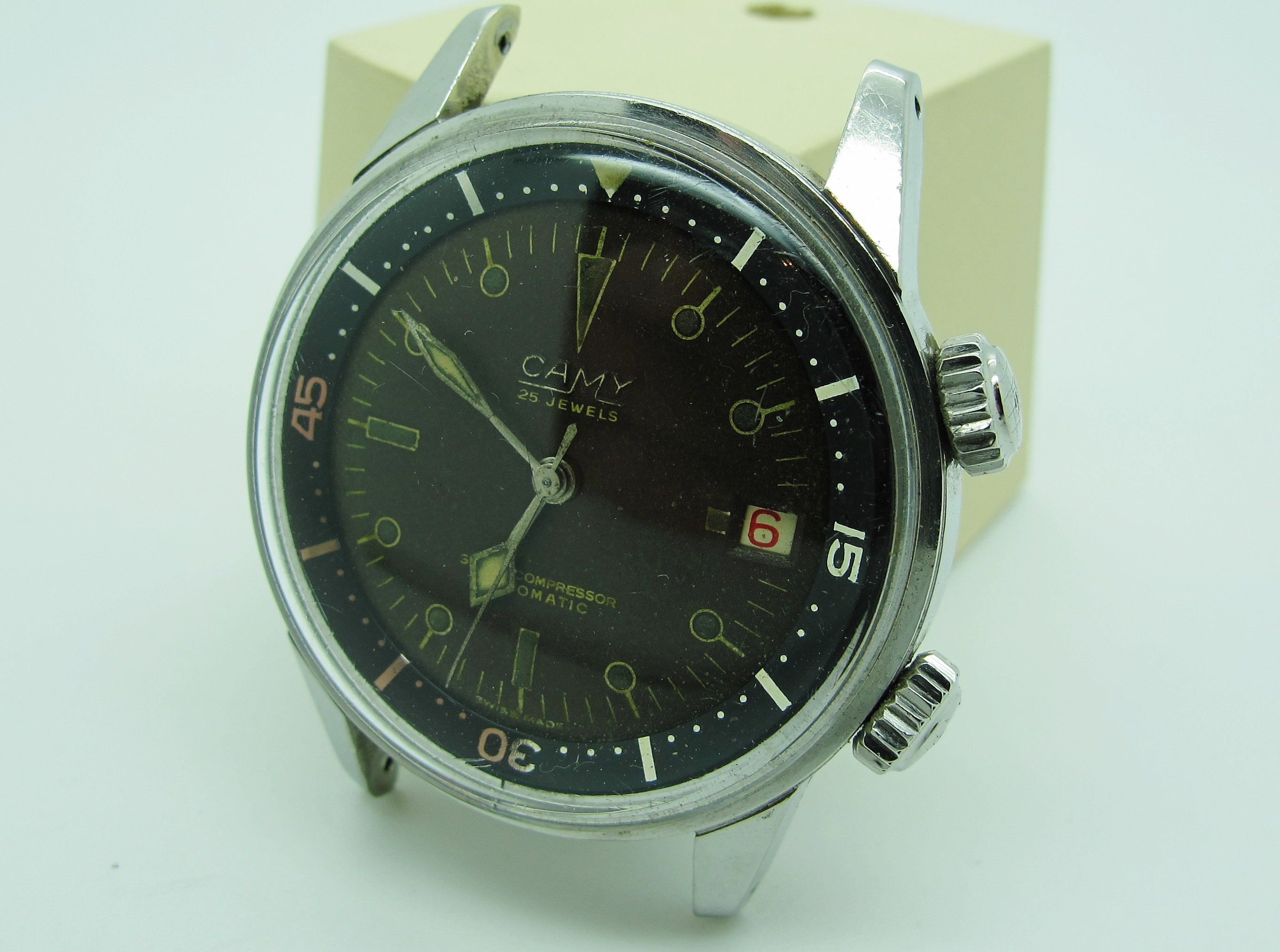 Charnwood Vintage Watches Rolex Military Dive watch | Camy Tropic super ...