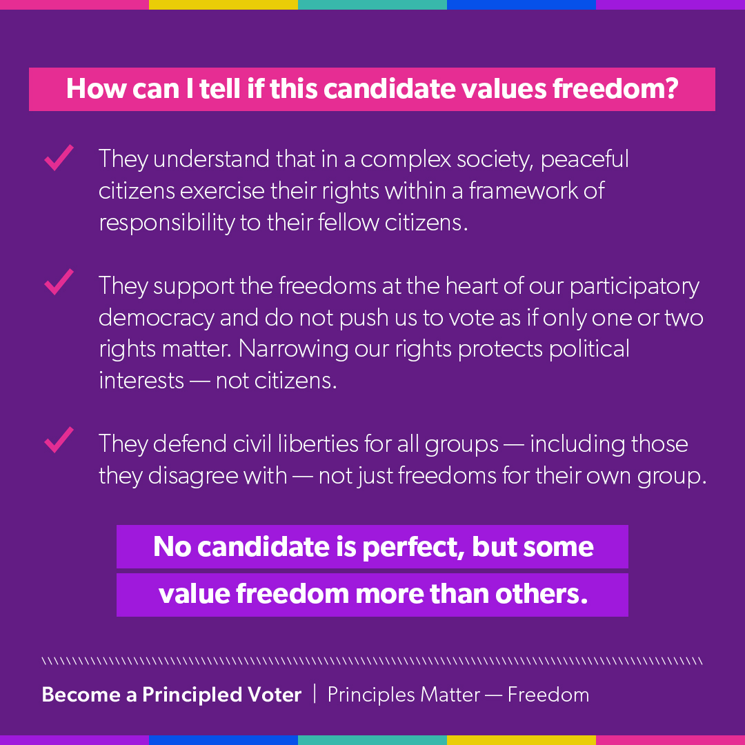 Principles Matter — Freedom
