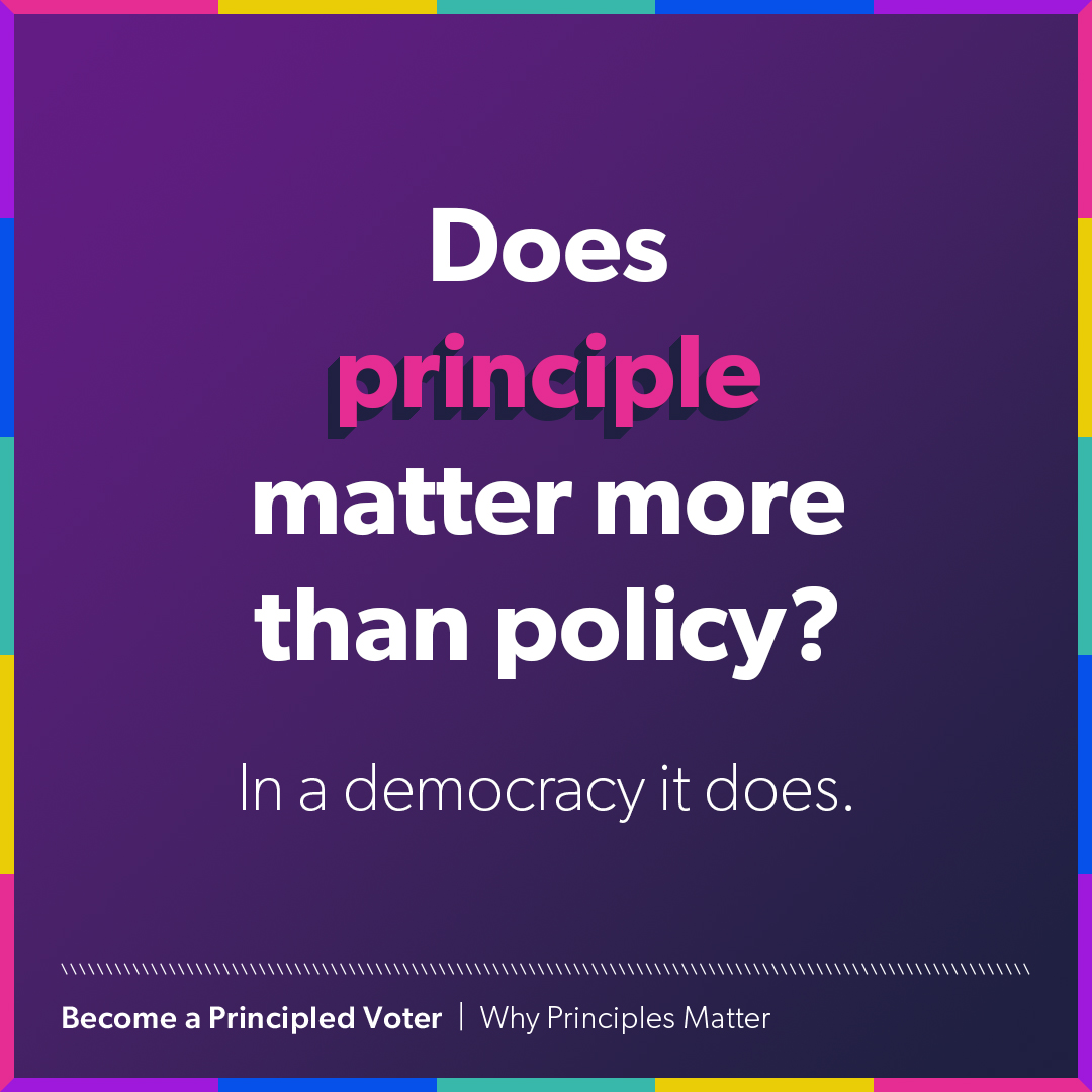 Why Principles Matter