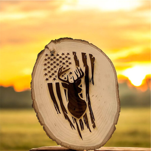 Custom wood slab engraving | Sky Forge Laser