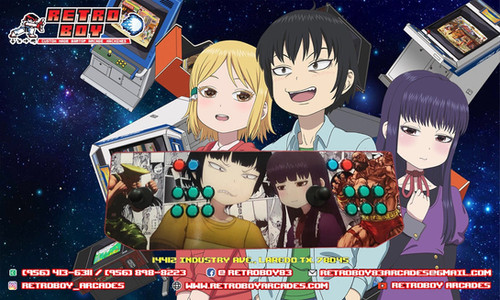 High Score Girl 2 Player Pi Stick with 16,000 games | RetroBoy Arcades