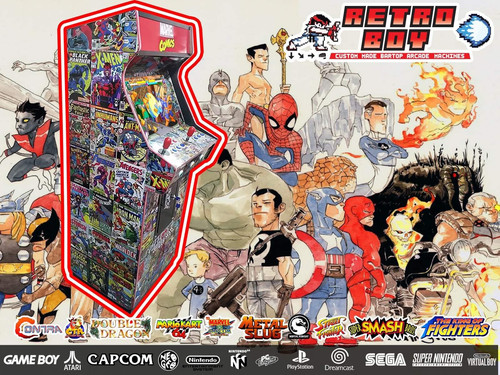 2 Player Full Size Arcade Machine Marvel Comics, 17,500 Games ...