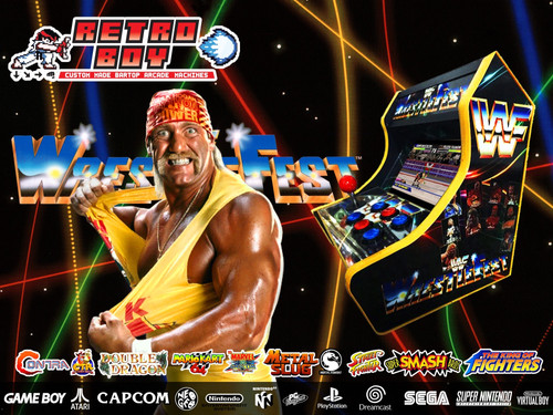 10" WWF Mini Arcade Machine, with 8,000 games, Hyperspin | RetroBoy Arcades