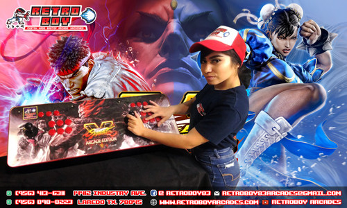 Street Fighter V, 2 player Arcade Stick with Hypermax PC System ...