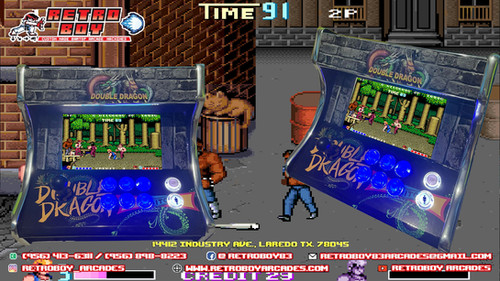 10" DOUBLE DRAGO Mini Arcade Machine with 10000 games | RetroBoy Arcades