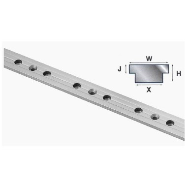 Riel T 25 mm 60 mm largo. | Nauticentro