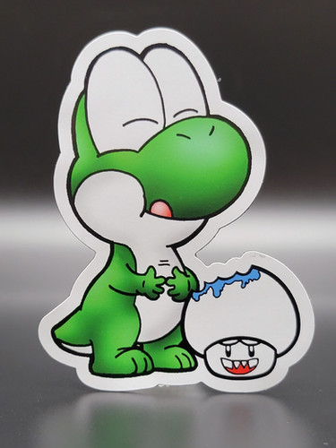Yum Yum Yoshi 3" Vinyl Magnet | DINOSPORES