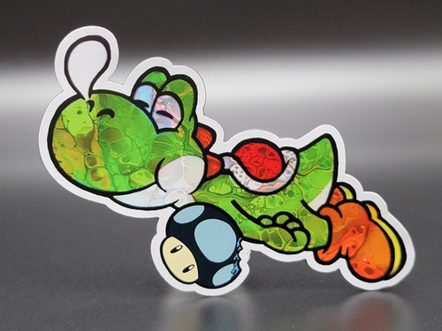 TBC Yoshi 3" Vinyl Magnet | DINOSPORES