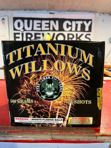 Titanium Willows | Queen City Fireworks