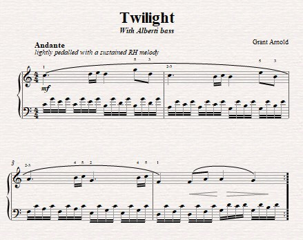 Twilight (with Alberti bass) | grant-arnold-music