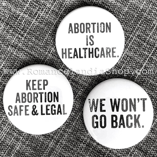 Reproductive Rights (Set of 3 buttons) | Romancelandia Shop