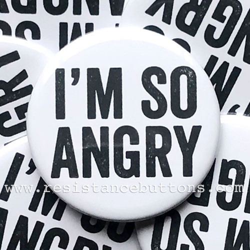 I'M SO ANGRY buttons (Set of 3)