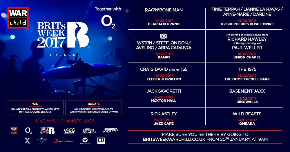 All you need to know about War Child Week