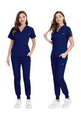 Navy blue scrub sets | Piety Scrubs