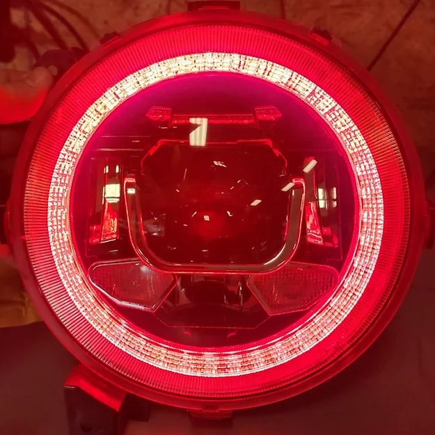 Infinite 9 Ares inch Color headlights with remote-25 yr warranty ...