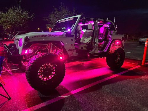 Venom Infinite 24 watt Color LED Rock Lights-8 pods | Venom Jeep