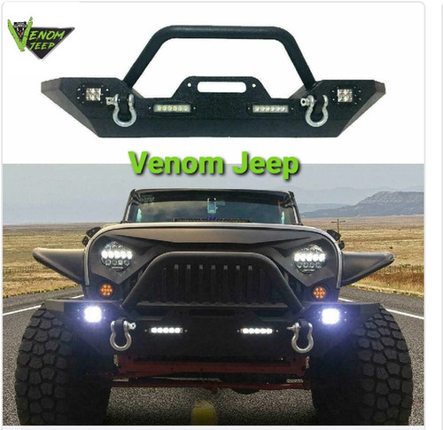 Venom 4 LED Front Bumper - JK/JL/JT | Venom Jeep