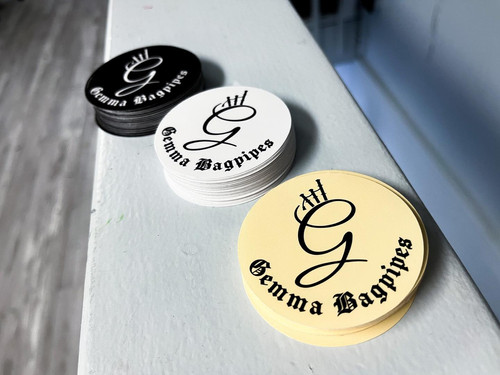 "GEMMA BAGS" Sticker | GemmaBriggsBagpiping