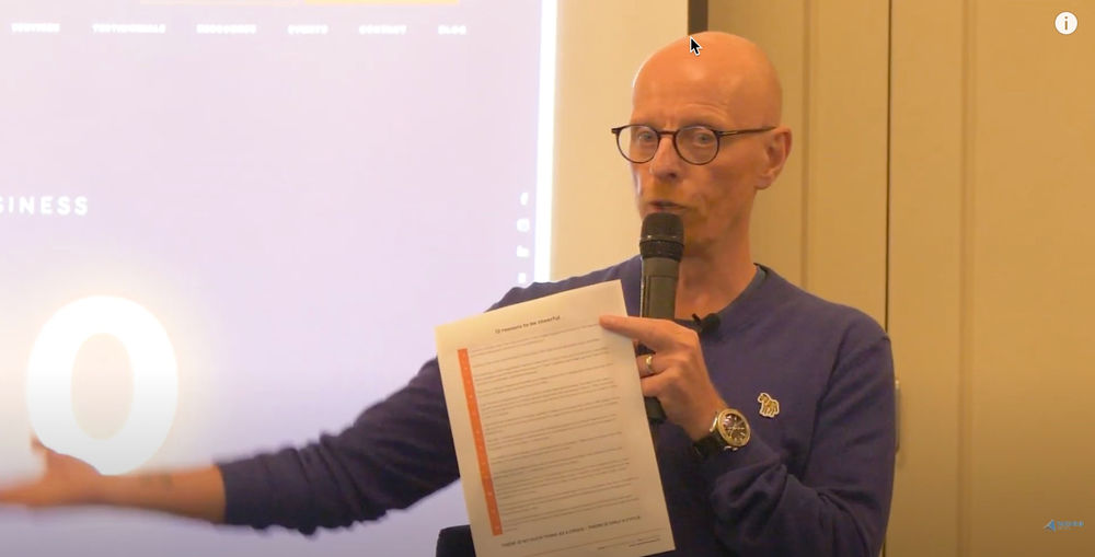 A look back at the Trigiene evening with Chris Barrow - a short video