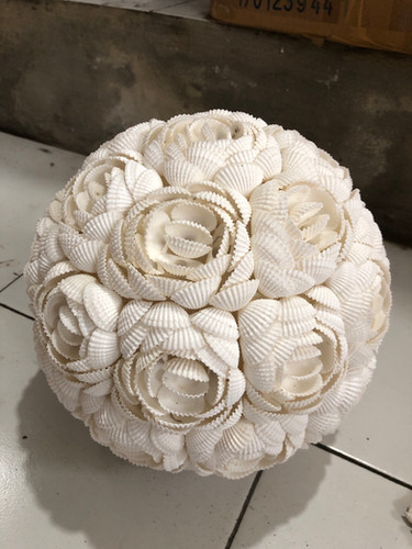 Round Shell Lamp | bali pro sourcing