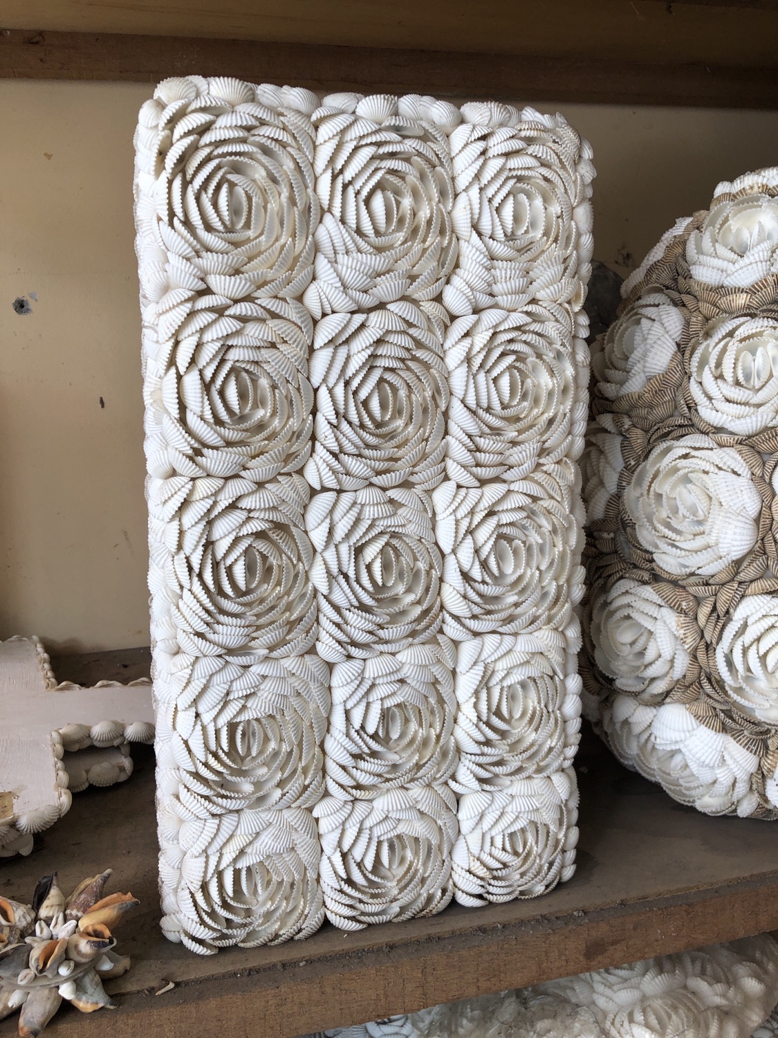 Square Sea Shells Lamp - Latalier a Bali