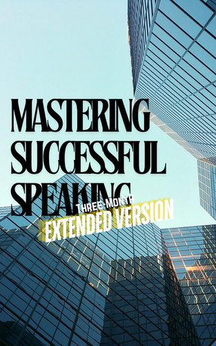 Mastering Successful Speaking (Extended Edition) | My Site 1
