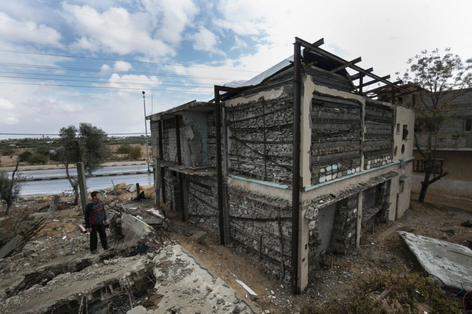Your Art Work in Gaza, the Rubble House