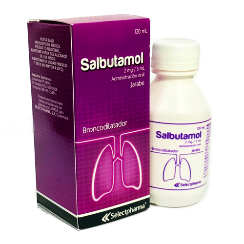 SALBUTAMOL 2mg/5ml SYRUP F120 BOTTLE | Med Imports