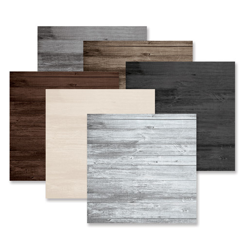 Wonderful Day Woodgrain Paper Pack (12/pk) | cmscrapbooking