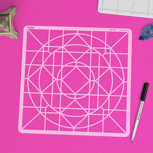 Crystal Stencil | craftmemories