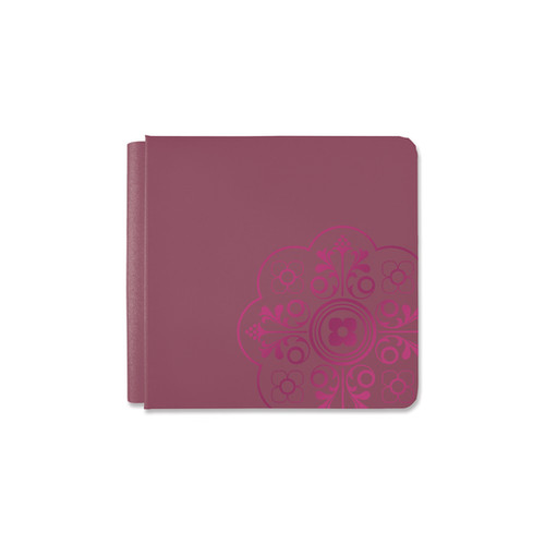 8x8 Medallion Album Cover - Boysenberry | cmscrapbooking