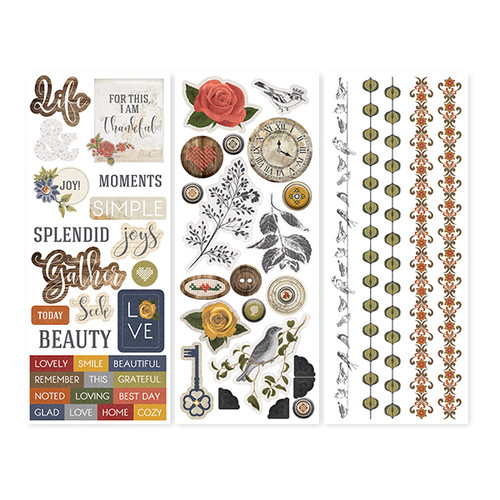 Countryside Comfort Stickers (3/pk) | cmscrapbooking-eu