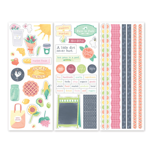 Locally Grown Stickers (3/pk) | cmscrapbooking