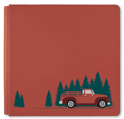 Croptoberfest 2024 12x12 Rustic Brick Album Cover | cmscrapbooking