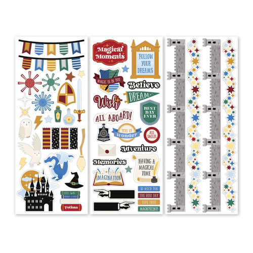 Enchanted Wizard Stickers (3/pk) | cmscrapbooking