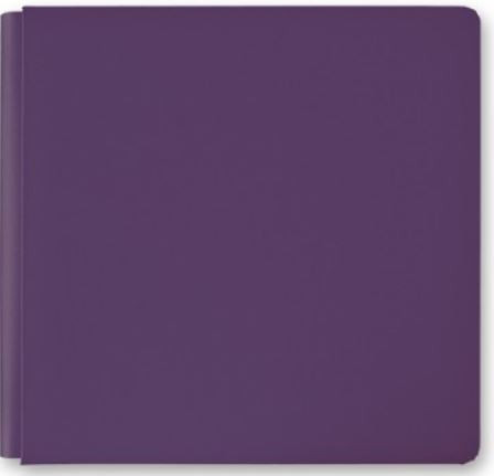 Eggplant 12x12 Album Cover | cmscrapbooking