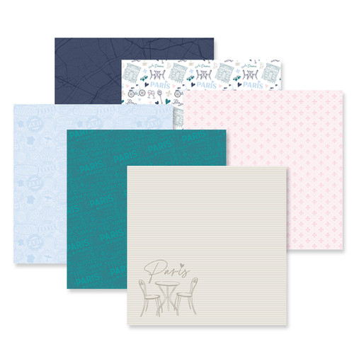 Paris Scenes Paper Pack (6/pk) | cmscrapbooking